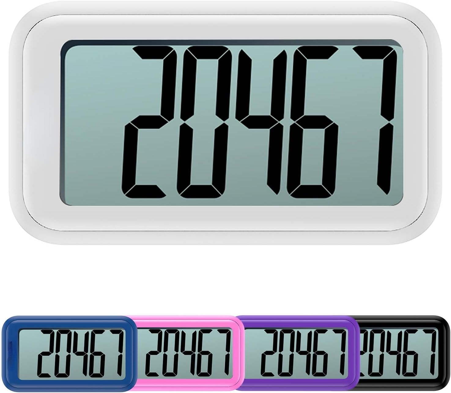 Pedometer for Walking Steps and Miles, 3D Accurately Simple Pedometer ...