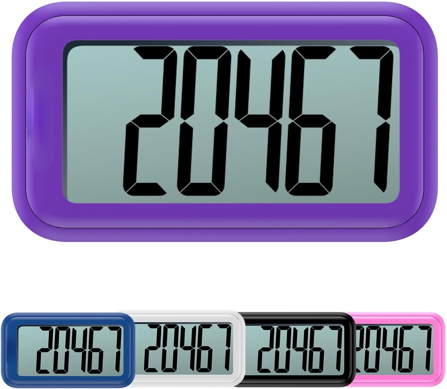 Pedometer for Walking Steps and Miles, 3D Accurately Simple Pedometer ...