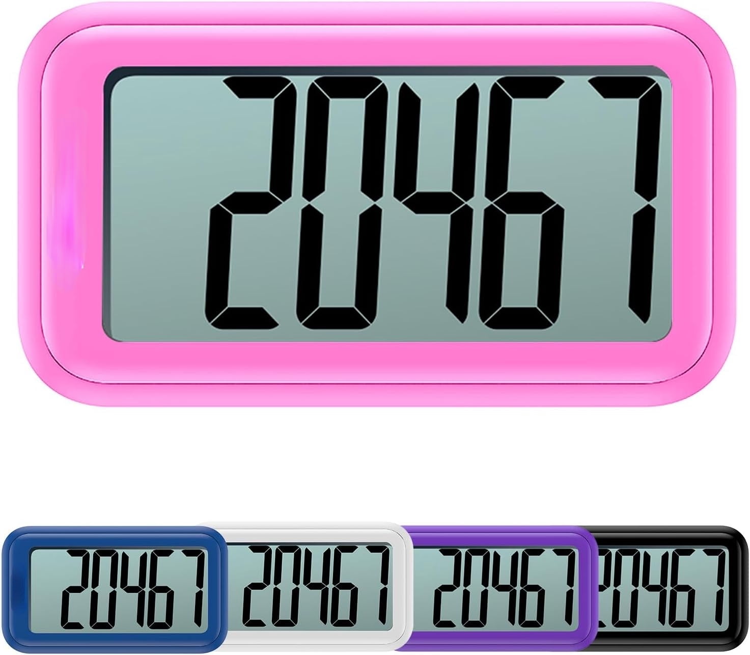 Pedometer for Walking Steps and Miles, 3D Accurately Simple Pedometer ...