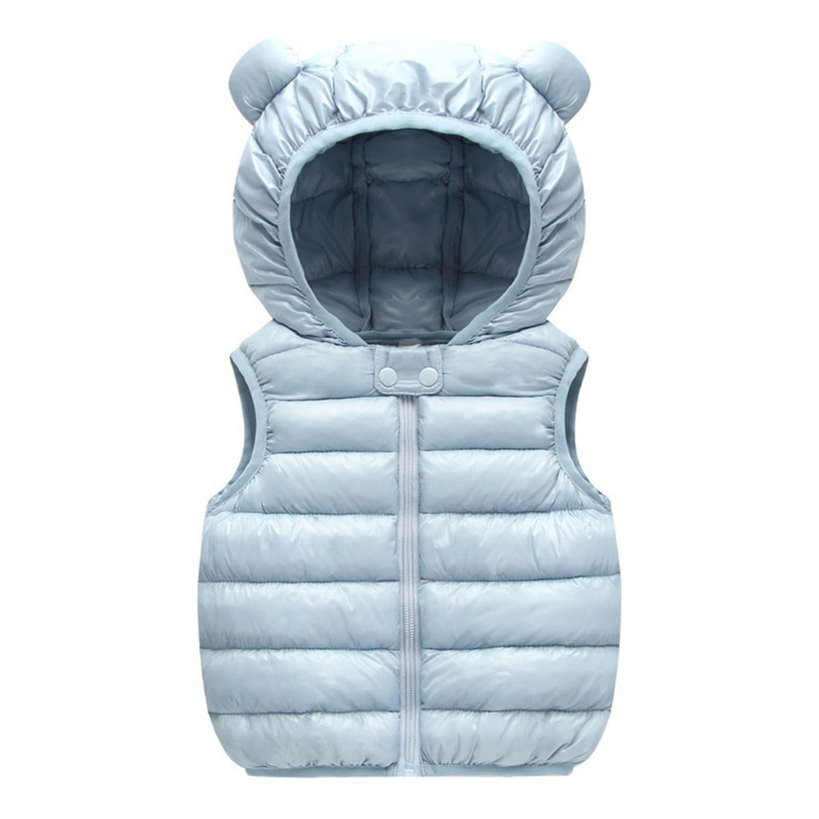 Pedort Boys Girls Autumn And Winter Puffer Vest Button Down Keep Warm ...