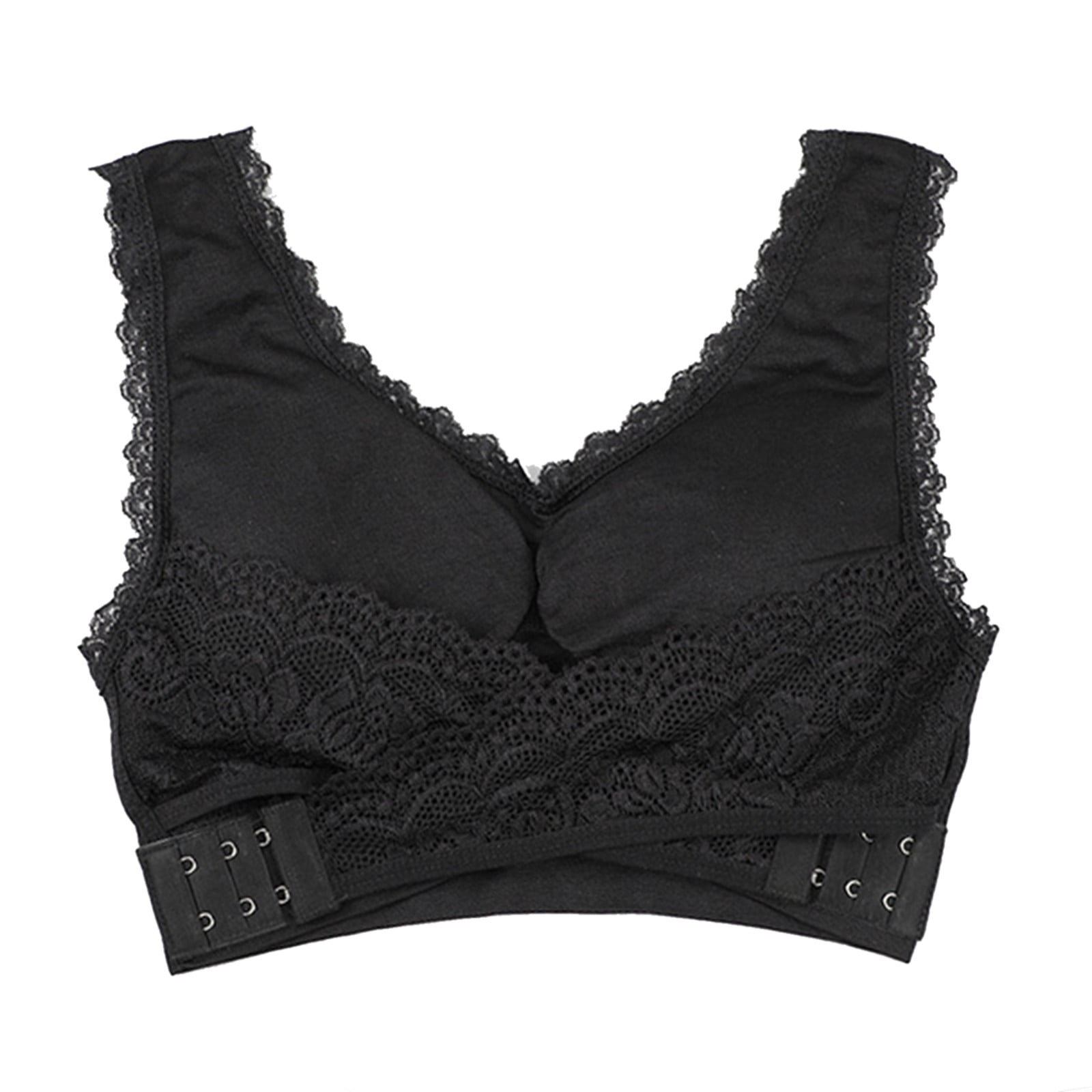 Pedort Pumping Bra Hands Free Women's Wire-Free Front Cotton Closure ...