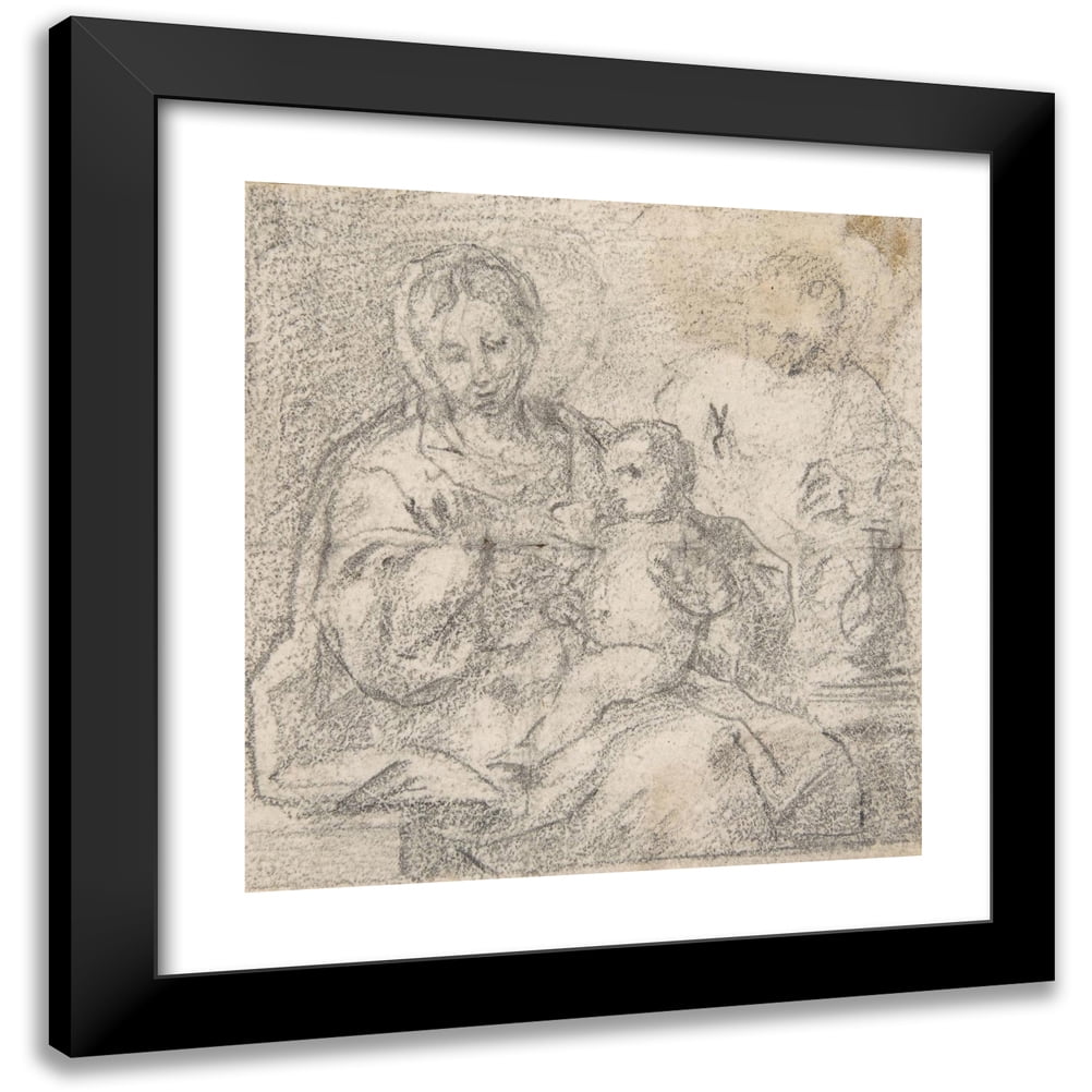 Pedro Duque y Cornejo 12x13 Black Modern Framed Museum Art Print Titled ...