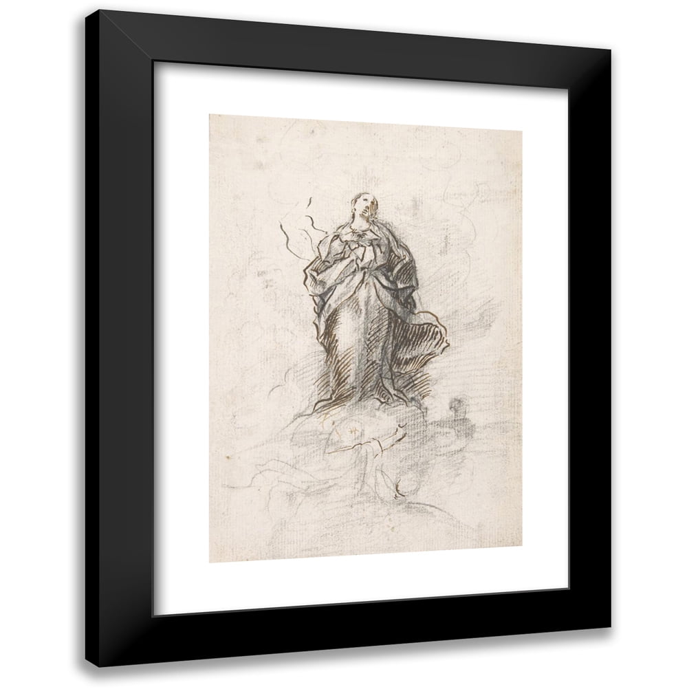 Pedro Duque y Cornejo 14x18 Black Modern Framed Museum Art Print Titled ...