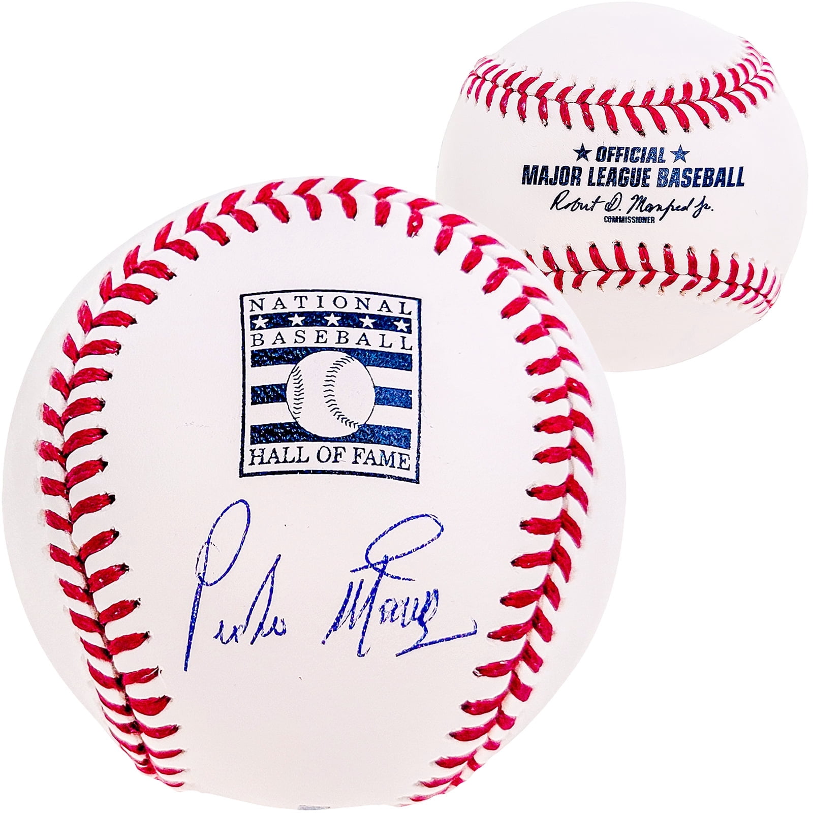 Pedro Martinez Autographed Official Hall of Fame HOF Logo Baseball ...