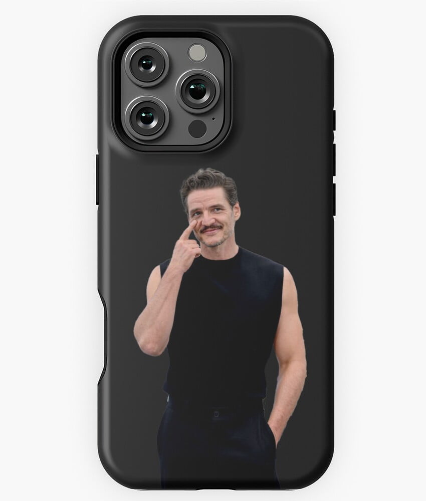 Pedro Pascal Actor Fan Tribute Art Phone Case for iPhone 16 15 14 13 12 ...