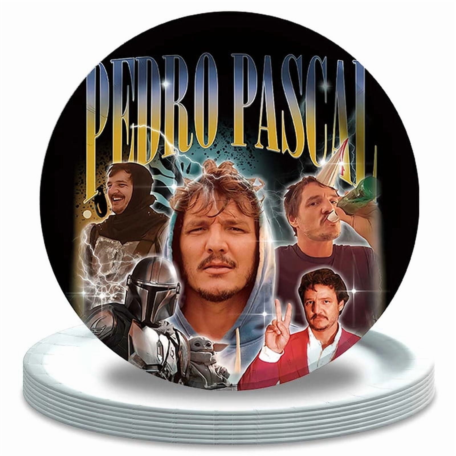 Pedro Pascal Paper Plates Birthday Decorations Party Supplies Tableware ...