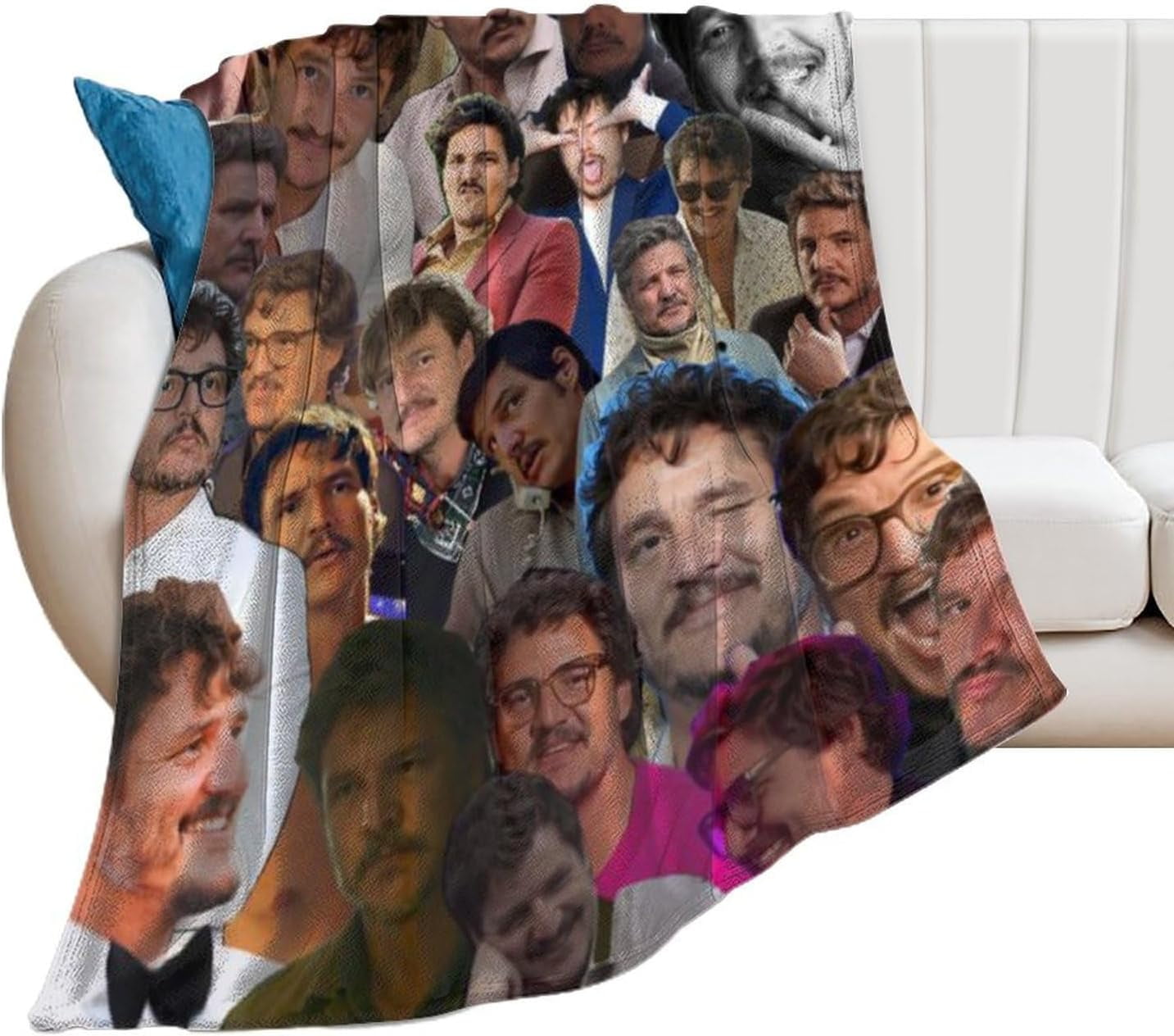 Pedro Pascal Blanket Handsome #4 Super Soft Throw Blanket Silky Flannel ...
