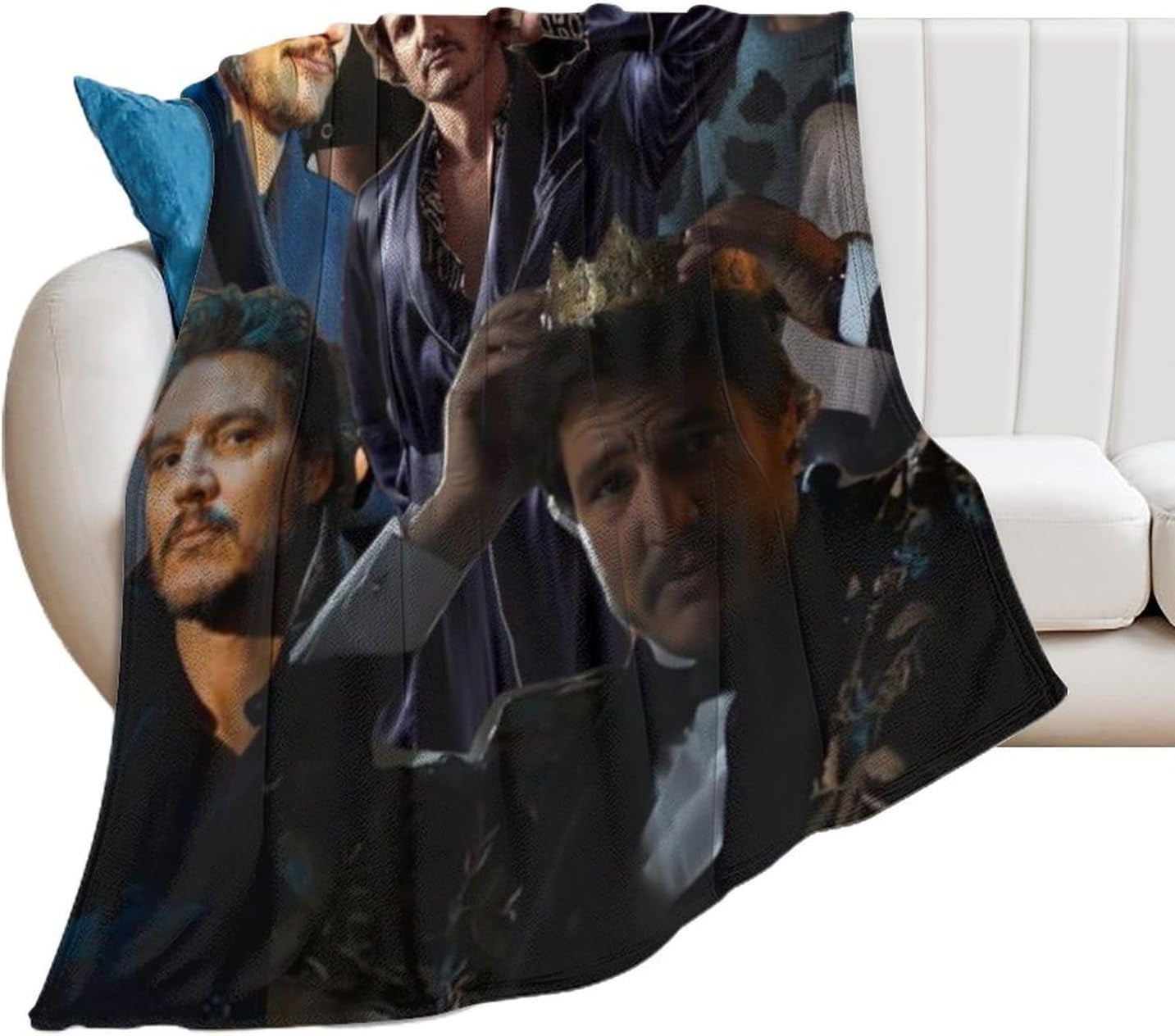 Pedro Pascal Blanket Handsome #9 Super Soft Throw Blanket Silky Flannel ...