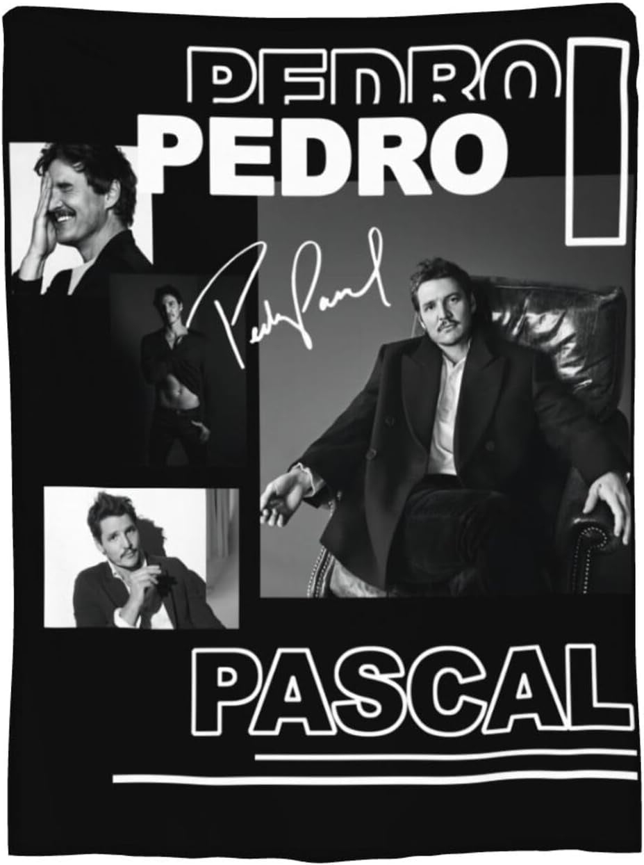 Pedro Pascal Blanket, Novelty Aesthetics Graphic Throw, Cozy All Season ...