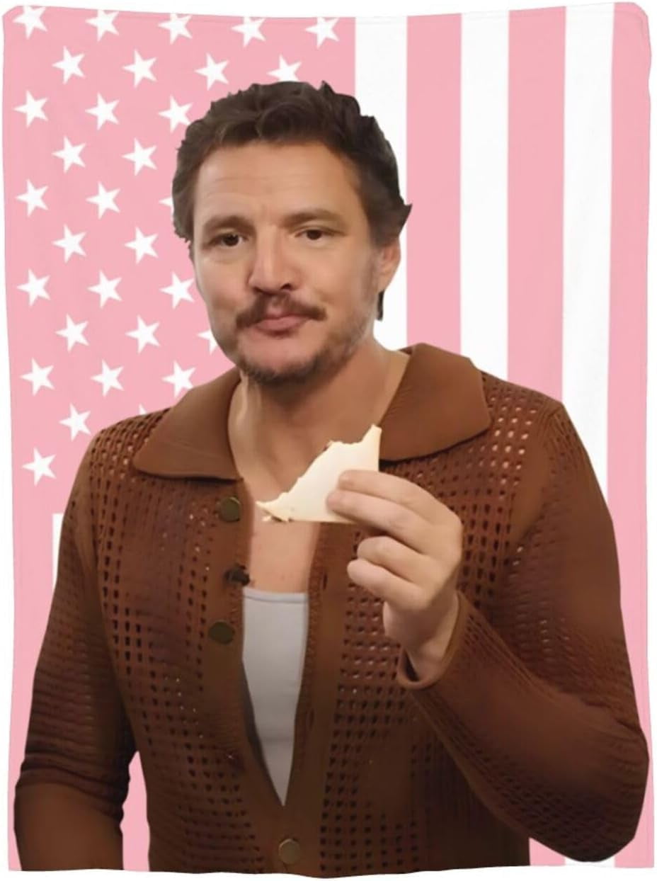 Pedro Pascal Blanket, Novelty Aesthetics Graphic Throw, Cozy All Season ...