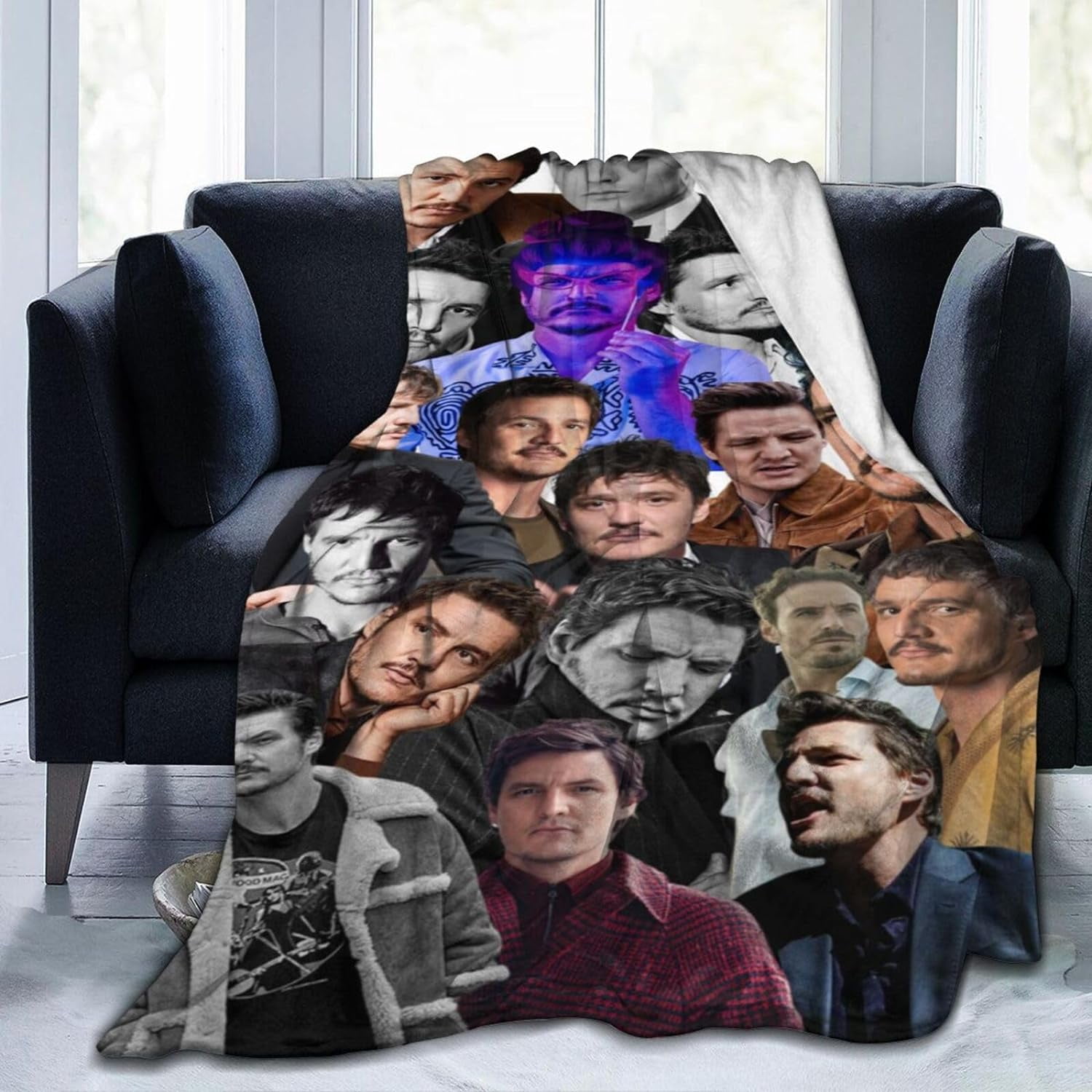 Pedro Pascal Blankets Gift for Home Decoration Sofa Office car Camping ...