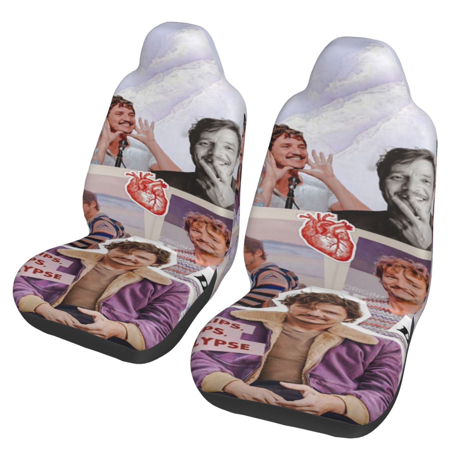 Pedro Pascal Car Seat Cover Front Seats Full Set of 2 Vehicle Seat ...