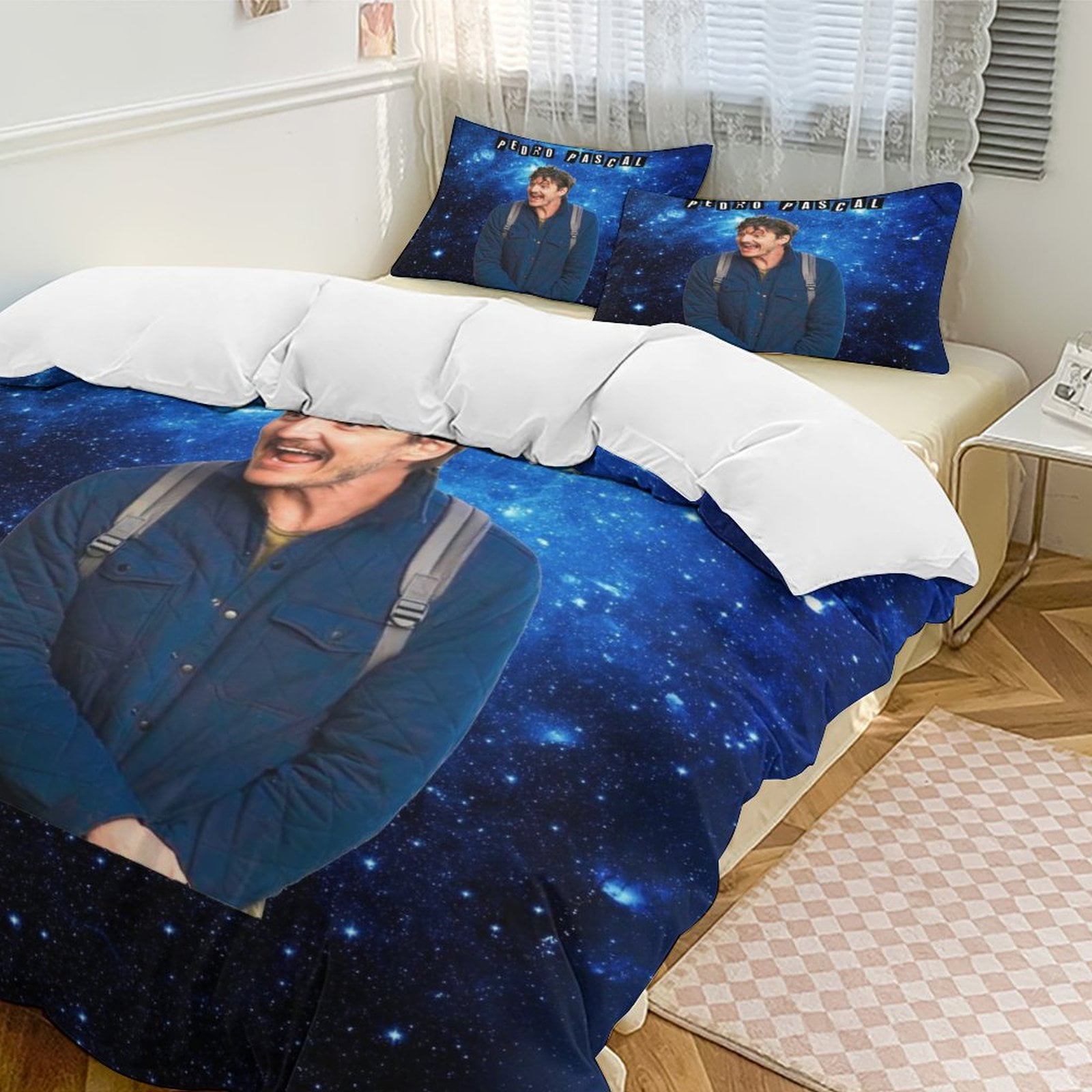 Pedro Pascal Comforter Set Full Size for Boys Kids Teens Bedding Set ...