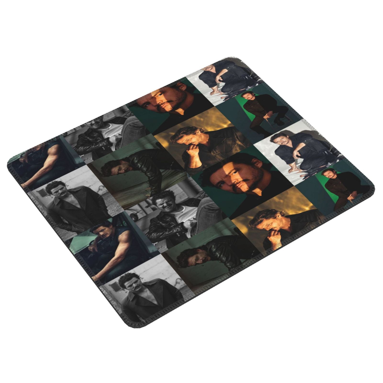 Pedro Pascal Computer Mouse Mat with Anti-Slip Rubber Base Anti-Fray ...