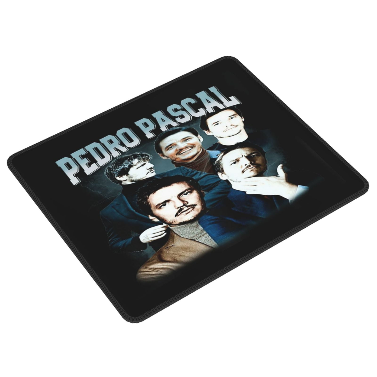 Pedro Pascal Computer Mouse Mat with Anti-Slip Rubber Base Anti-Fray ...