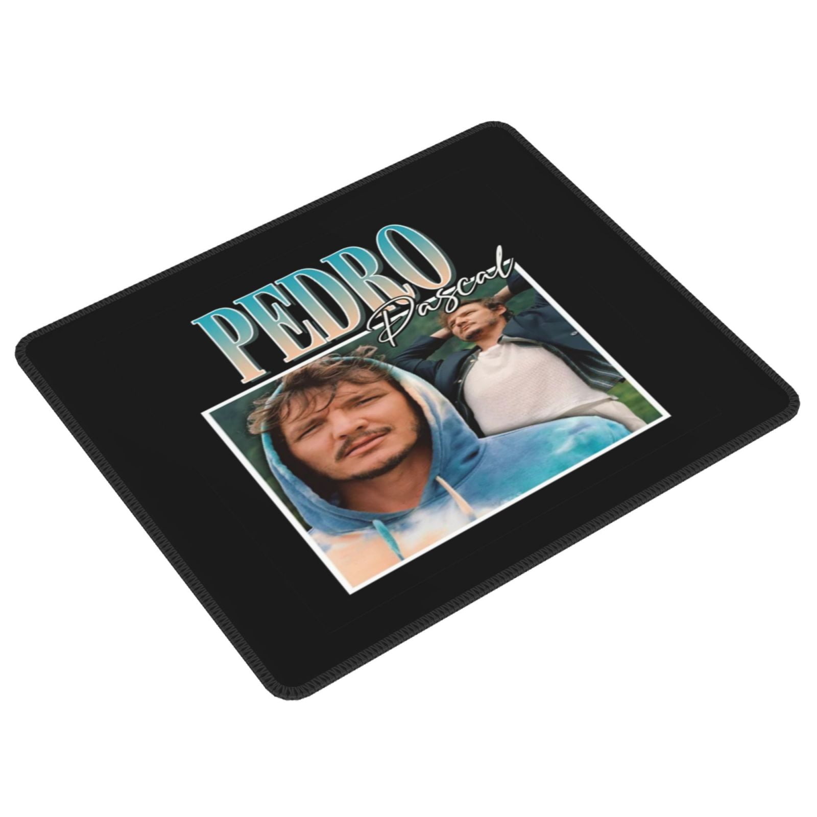 Pedro Pascal Computer Mouse Mat with Anti-Slip Rubber Base Anti-Fray ...