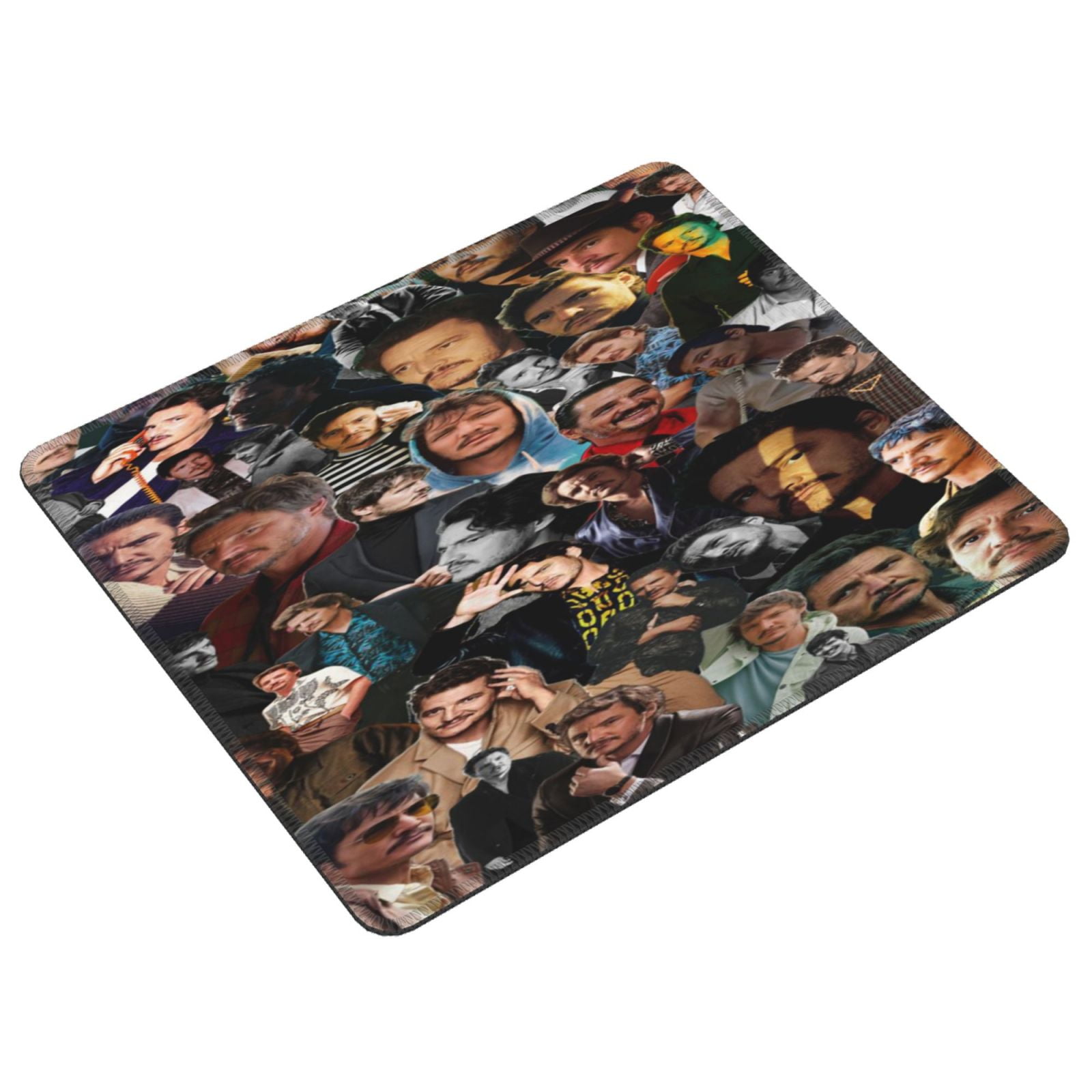 Pedro Pascal Computer Mouse Mat with Anti-Slip Rubber Base Anti-Fray ...