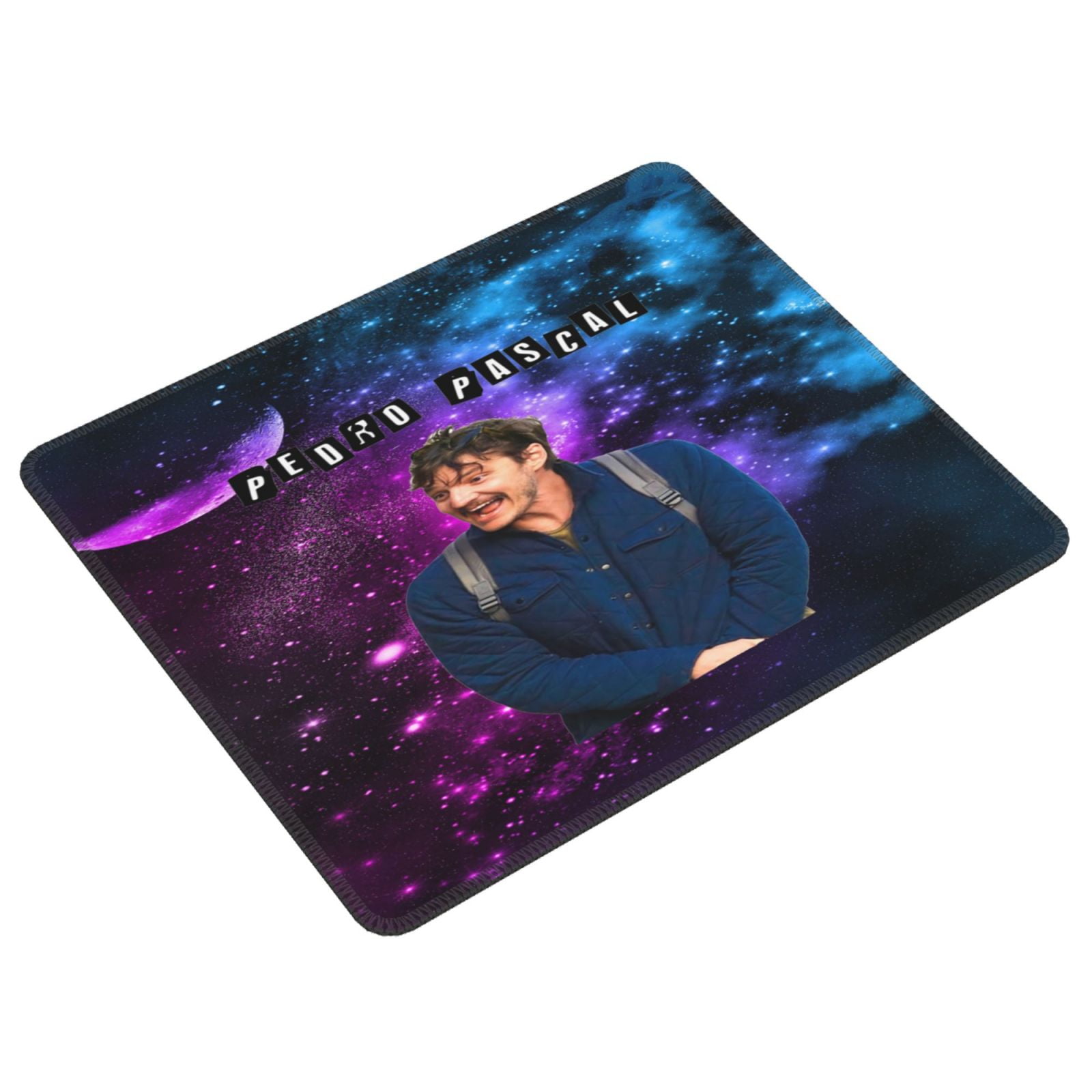 Pedro Pascal Computer Mouse Mat with Anti-Slip Rubber Base Anti-Fray ...