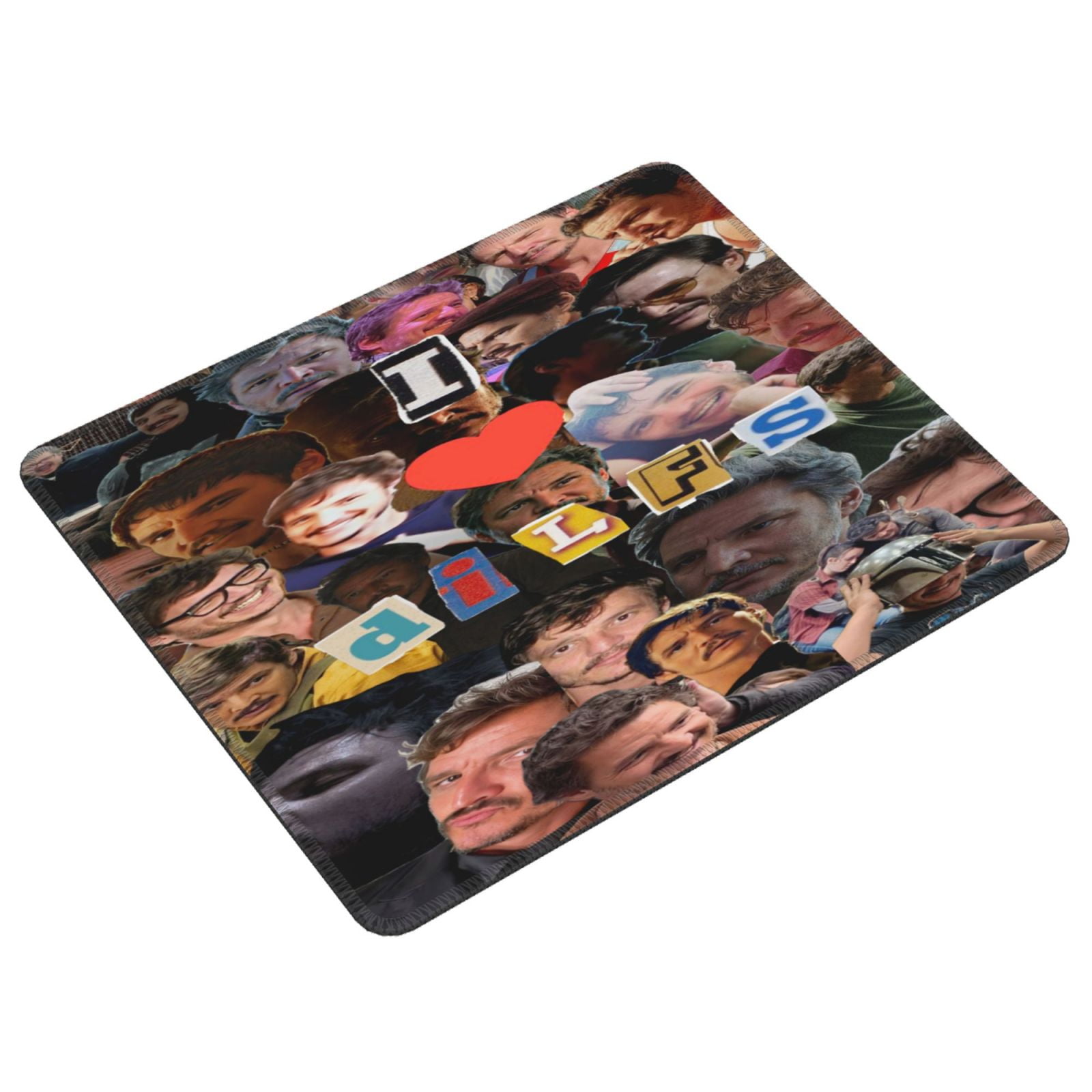 Pedro Pascal Computer Mouse Mat with Anti-Slip Rubber Base Anti-Fray ...