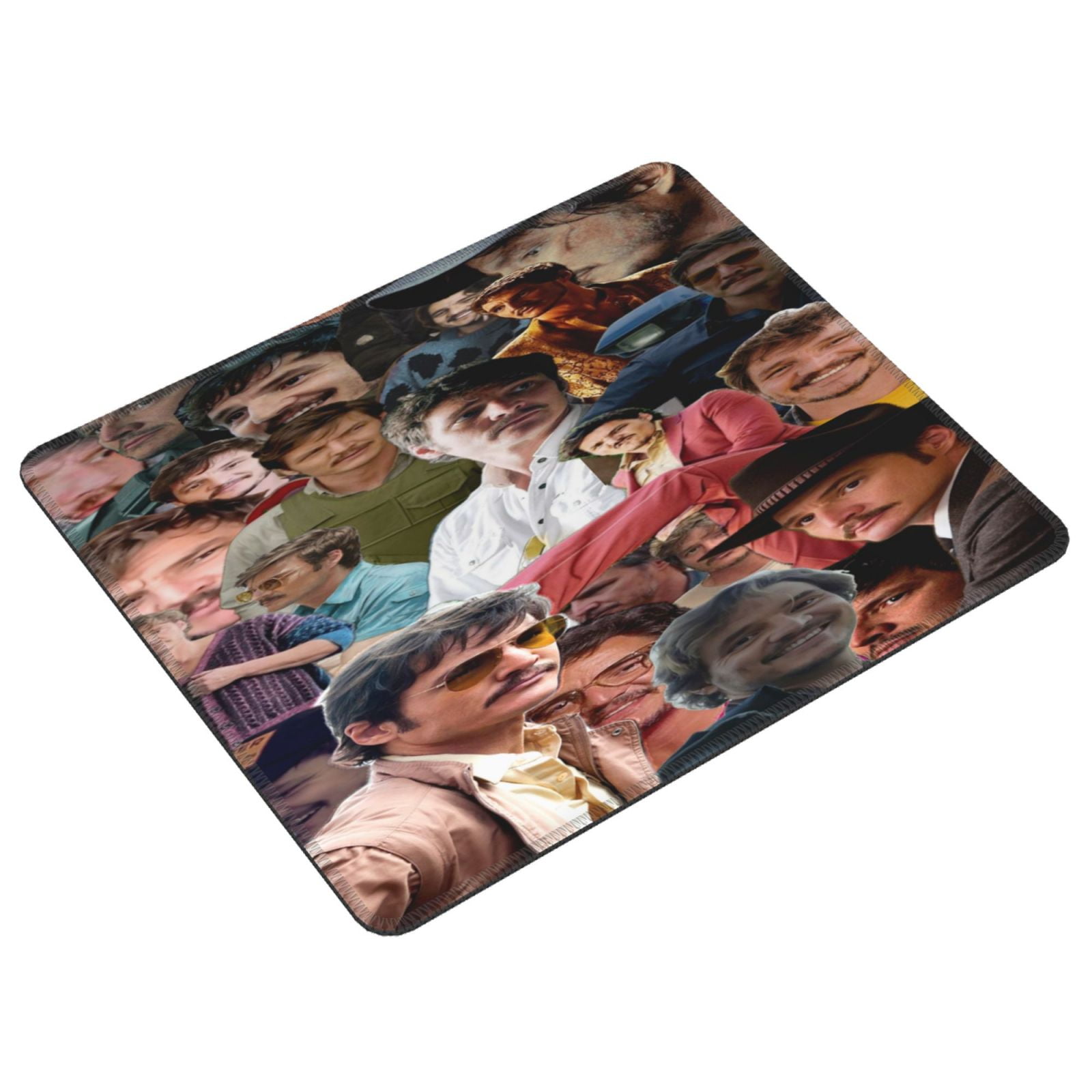 Pedro Pascal Computer Mouse Mat with Anti-Slip Rubber Base Anti-Fray ...