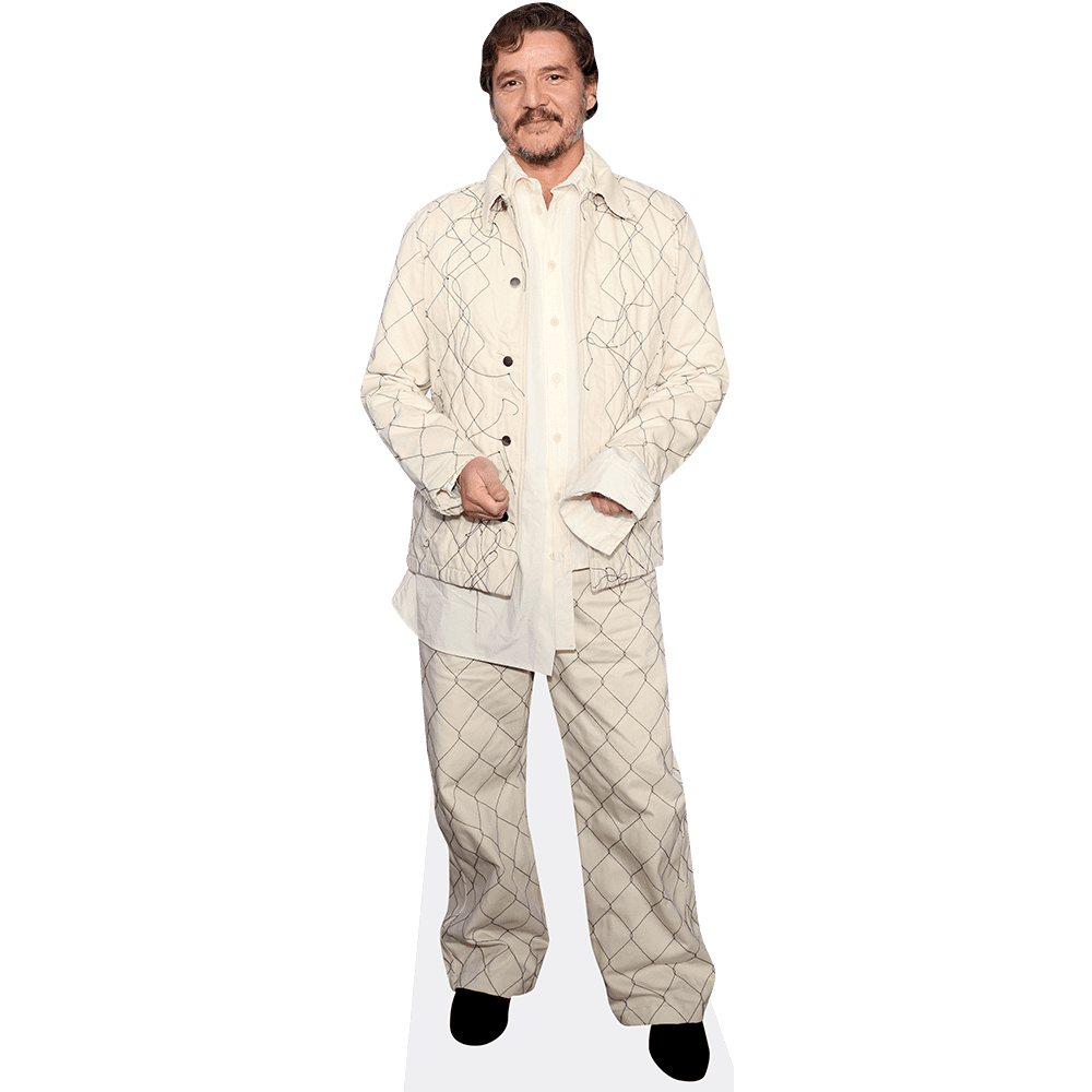 Pedro Pascal (Cream Outfit) Mini Size Cutout. Standee. - Walmart.com