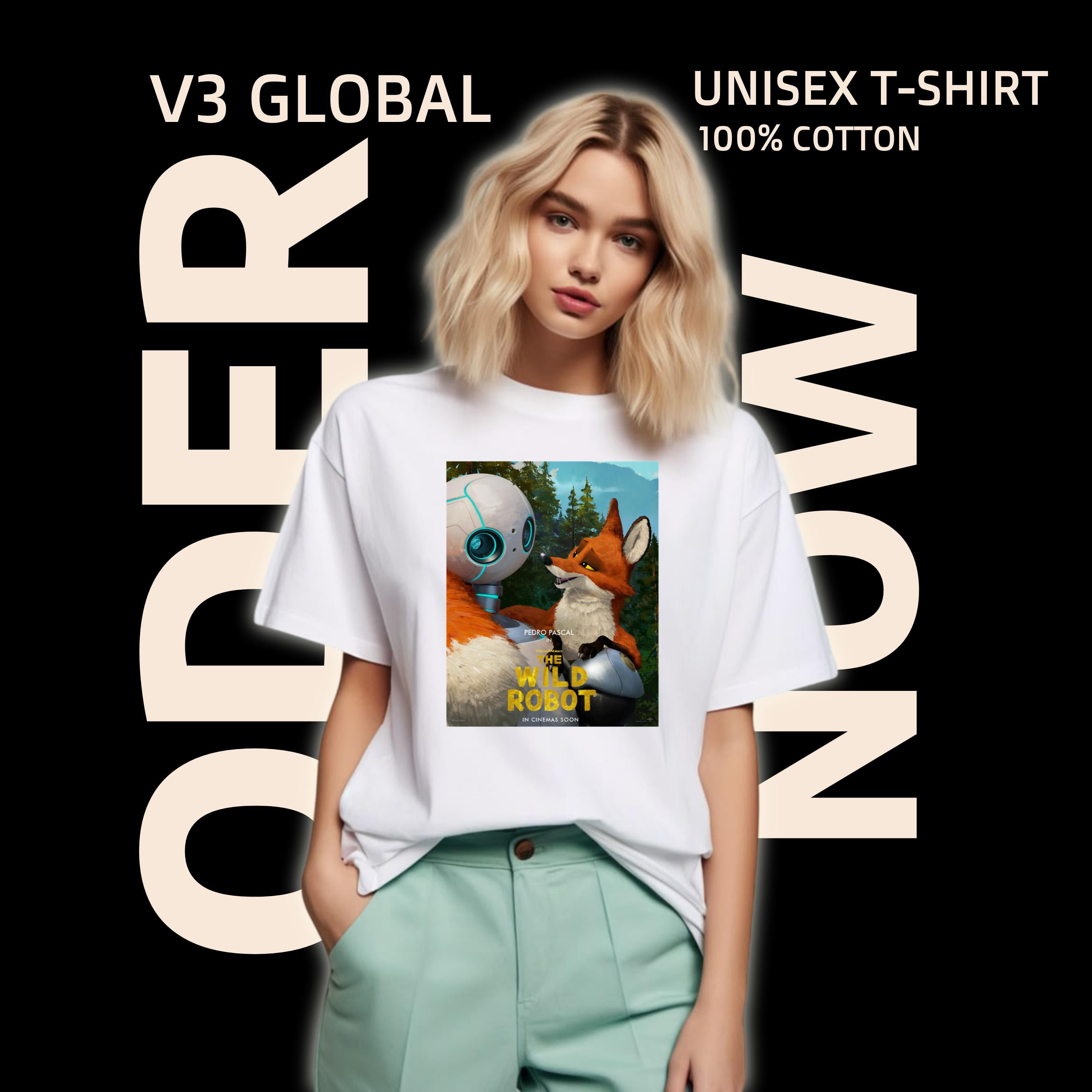 Pedro Pascal Dreamworks The Wild Robot Poster, for men & women, up to ...