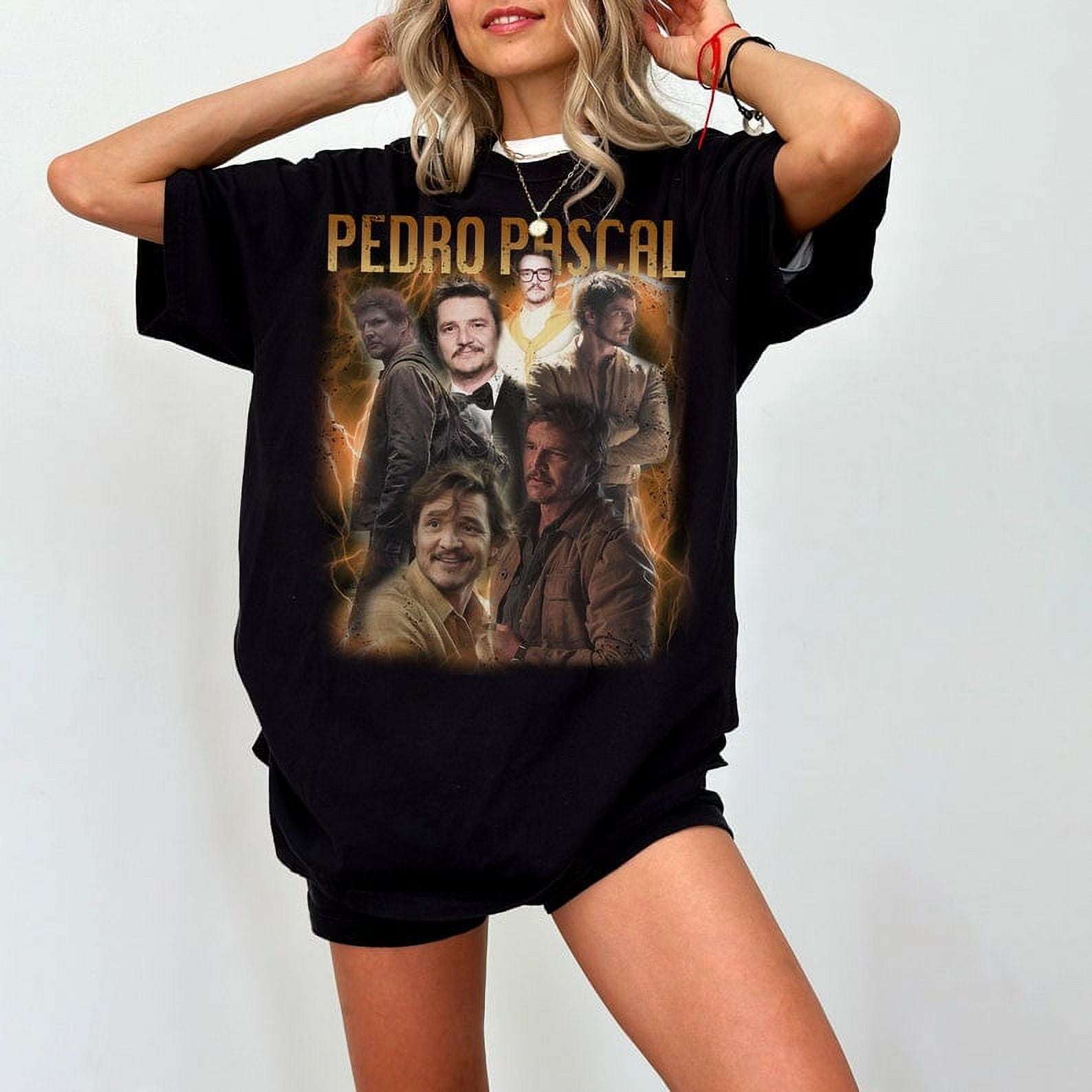 Pedro Pascal Fan Tee - Graphic Tee - Walmart.com