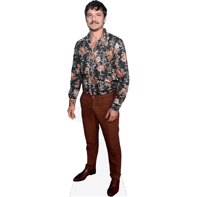 Pedro Pascal (Floral) Lifesize Cardboard Cutout Standee - Walmart.com