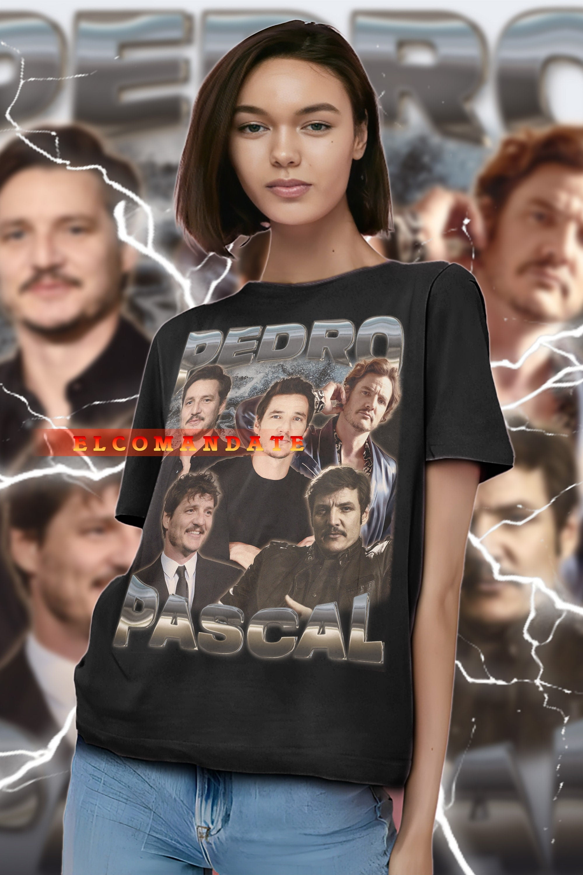 Pedro Pascal Homage Shirt Pedro Pascal Vintage Tshirt Pedro Pascal Fan ...