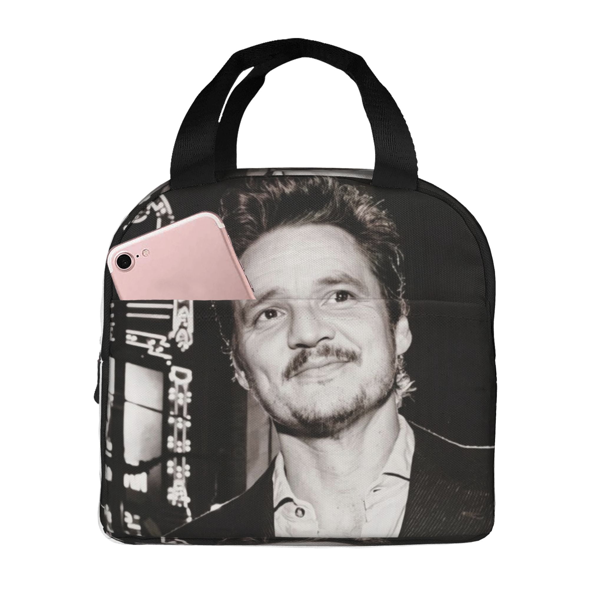 Pedro Pascal Lunch Bag Lunch Bag Tote Bag Insulated Lunch Box Picnic ...