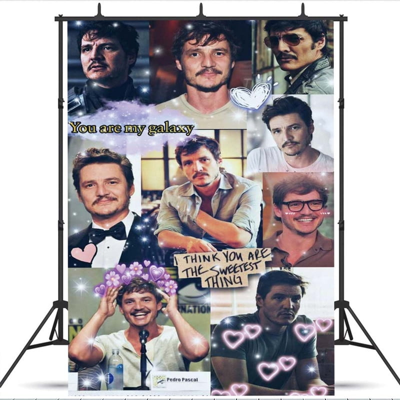 Pedro Pascal Party Supplies Background Backdrop Taspestry Banner Poster ...