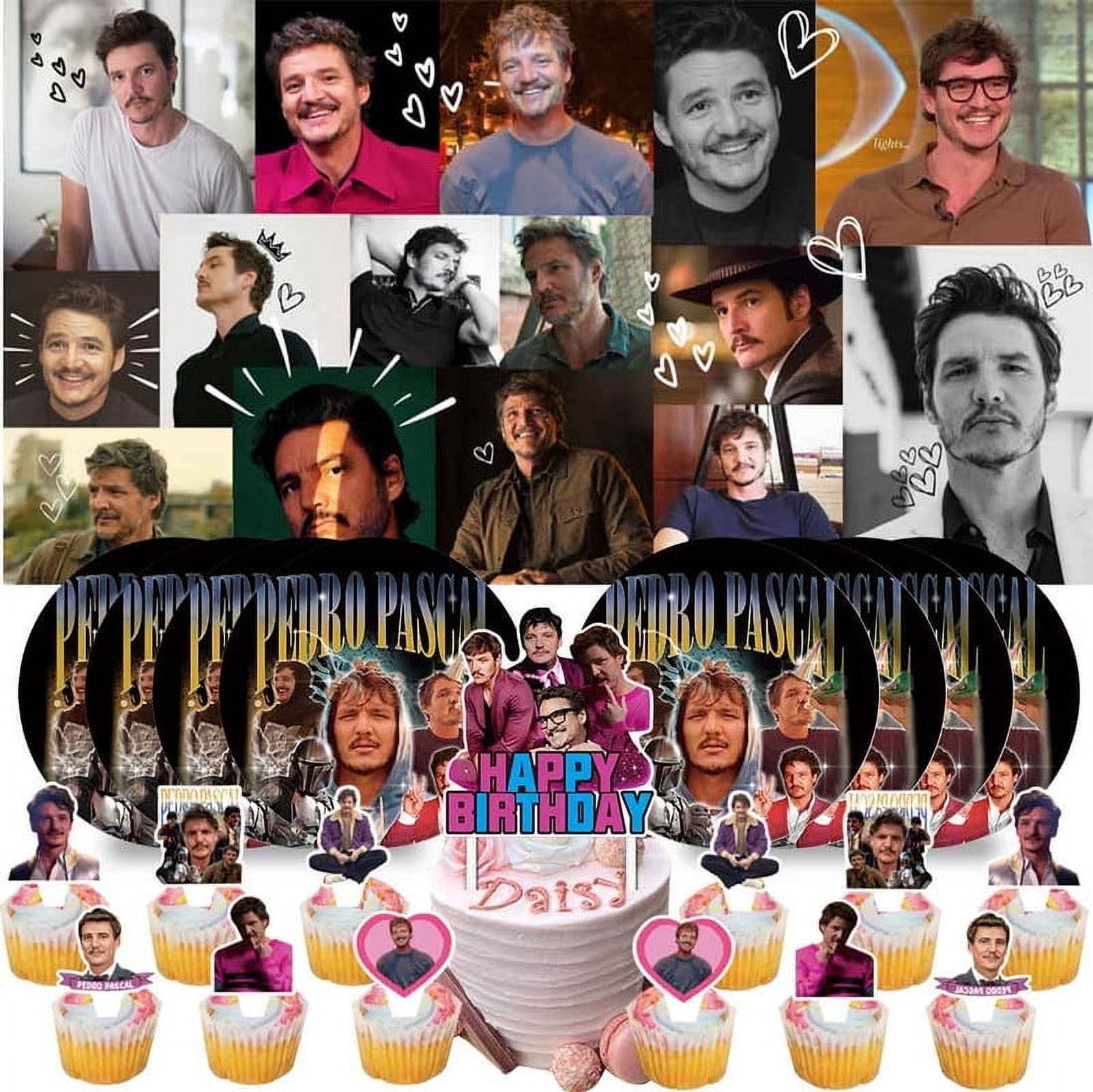 Pedro Pascal Party Supplies Birthday Decorations Plates Banner Kids ...