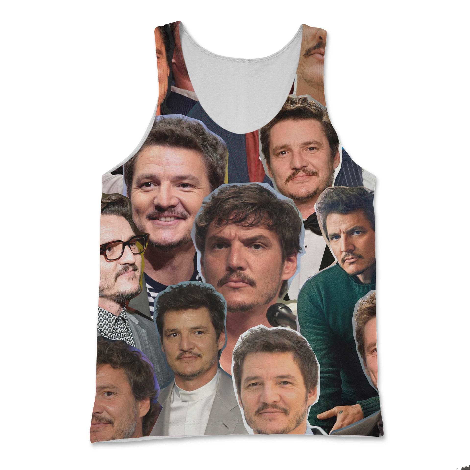 Pedro Pascal Photo Collage Tank Top - Walmart.com