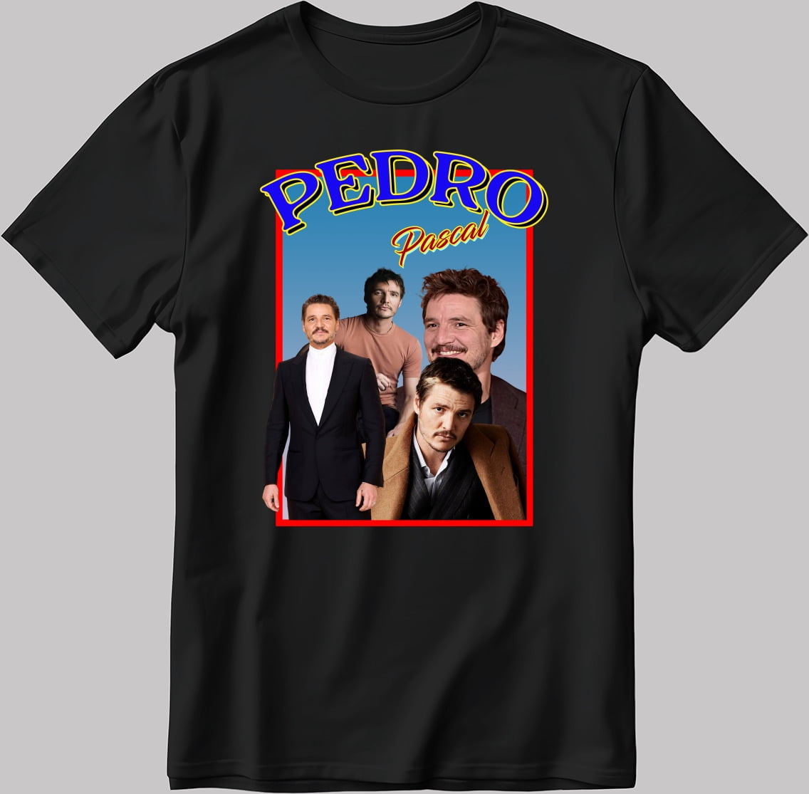 Pedro Pascal Poster White Women's 3/4 Short Sleeve T-Shirt H901 ...