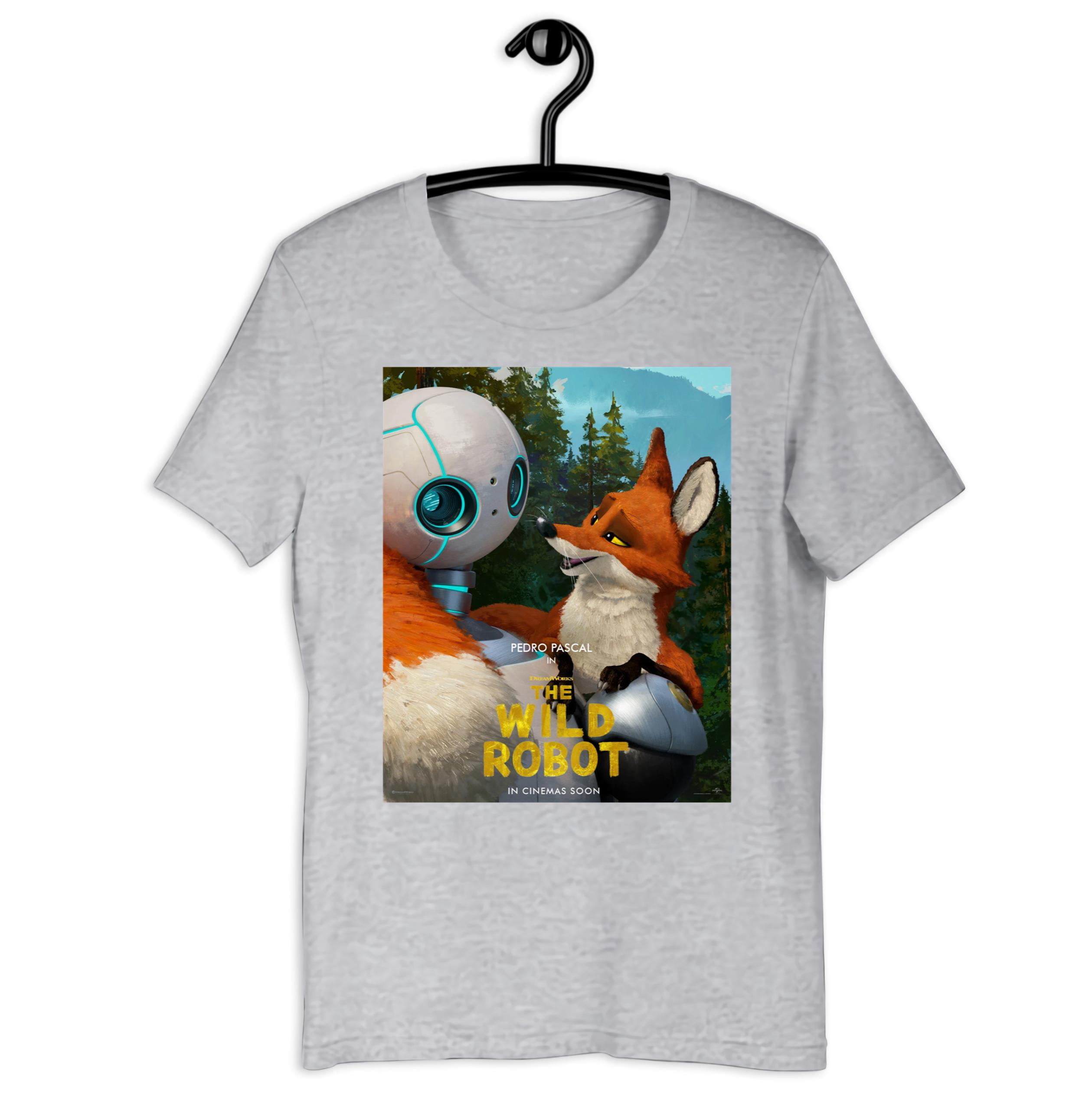 Pedro Pascal Posters For Dreamworks The Wild Robot Releasing In ...