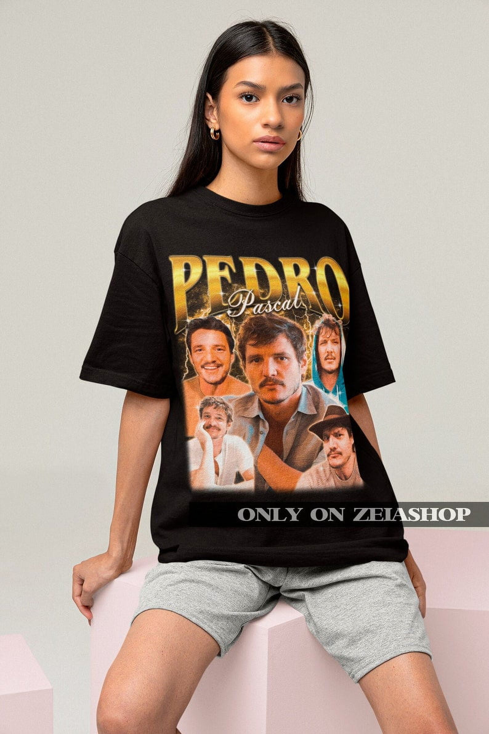 Pedro Pascal Retro Bootleg Shirt - Pedro Pascal 90s T-shirt - Javier ...