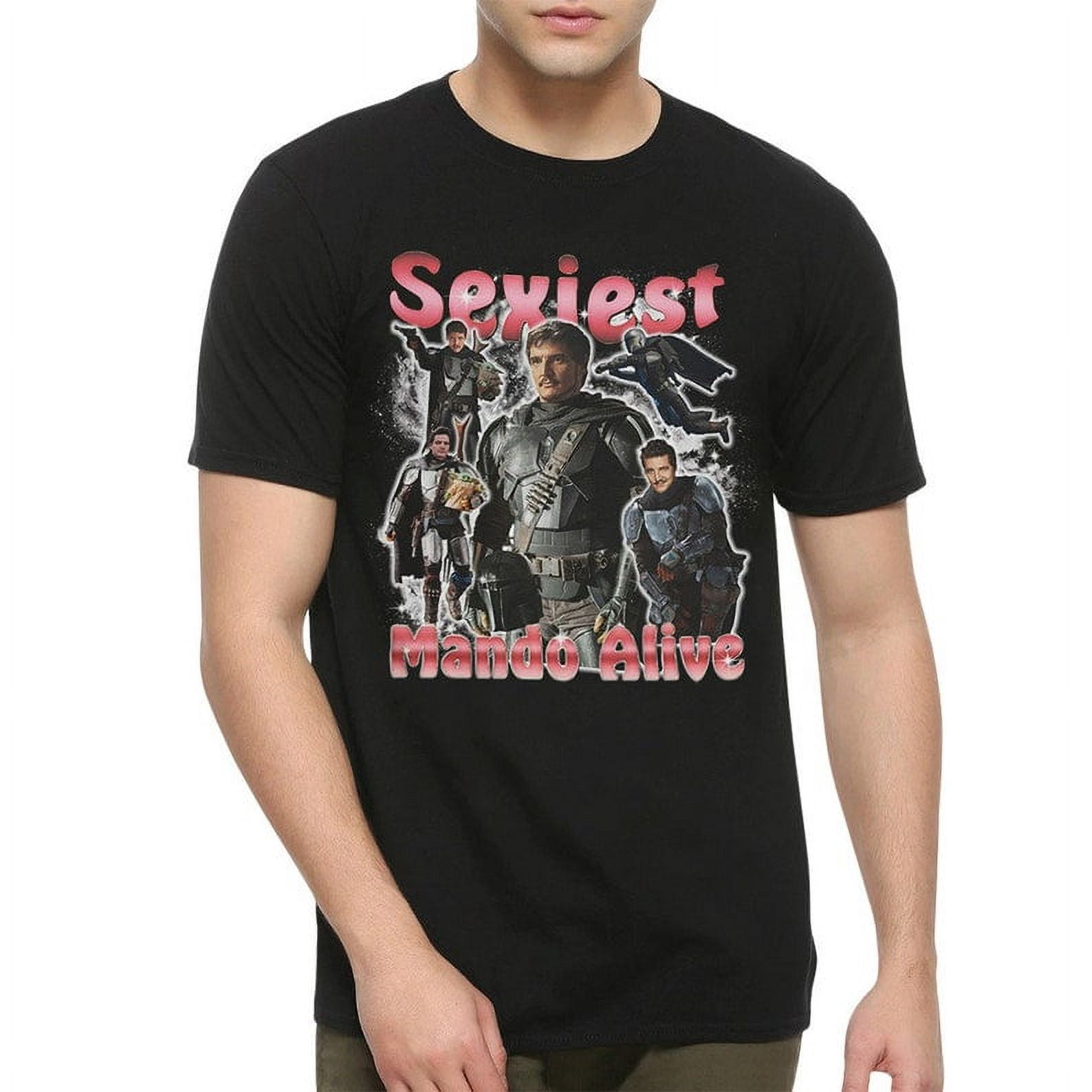 Pedro Pascal Sexiest Mando Alive T-Shirt, Men's and Women's Sizes (PED ...