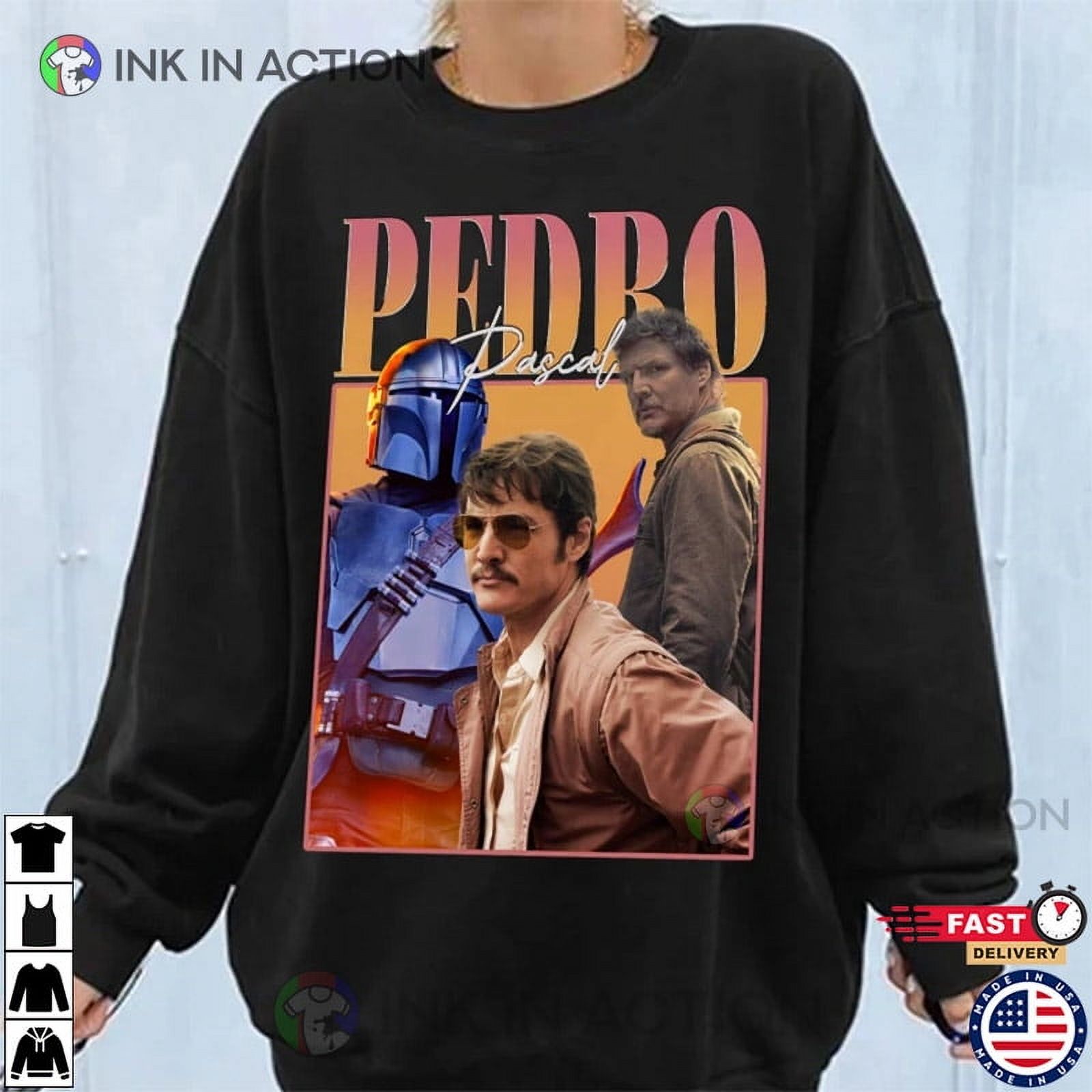 Pedro Pascal Shirt, Pedro Pascal Fan Gifts - Walmart.com