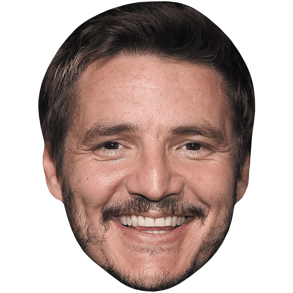 Pedro Pascal (Smile) Flat Cardboard Face - Walmart.com