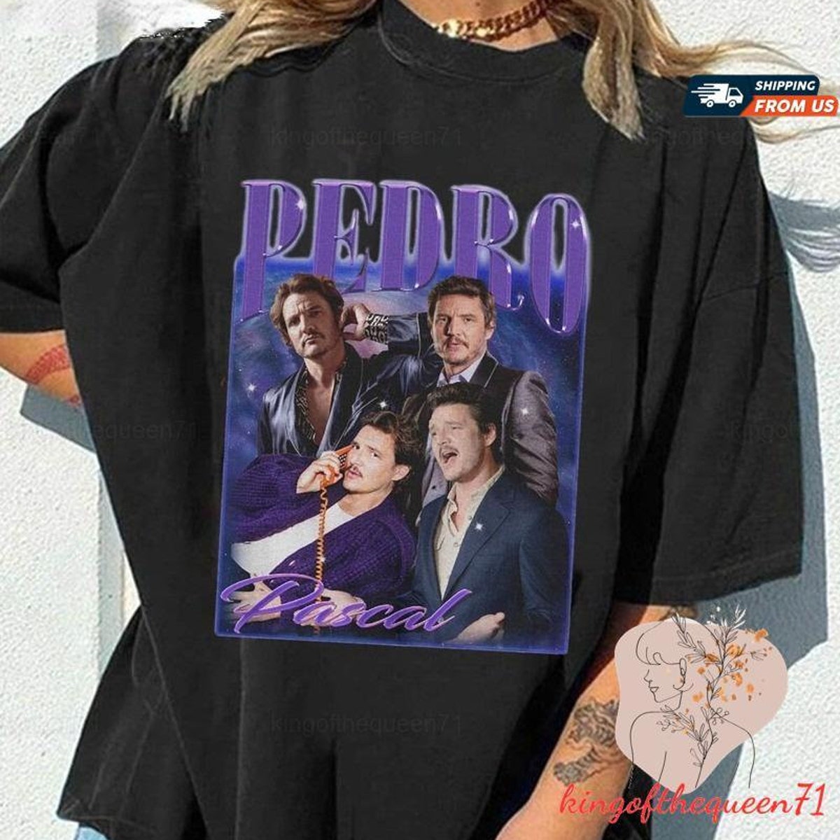Pedro Pascal T-Shirt, Actor Pedro Pascal Sweatshirt, Javier Pena Shirt ...