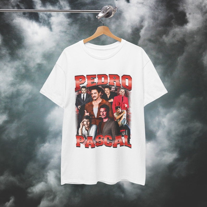 Pedro Pascal T-Shirt, Pedro American Actor Pedro Pascal Shirt, 90s ...