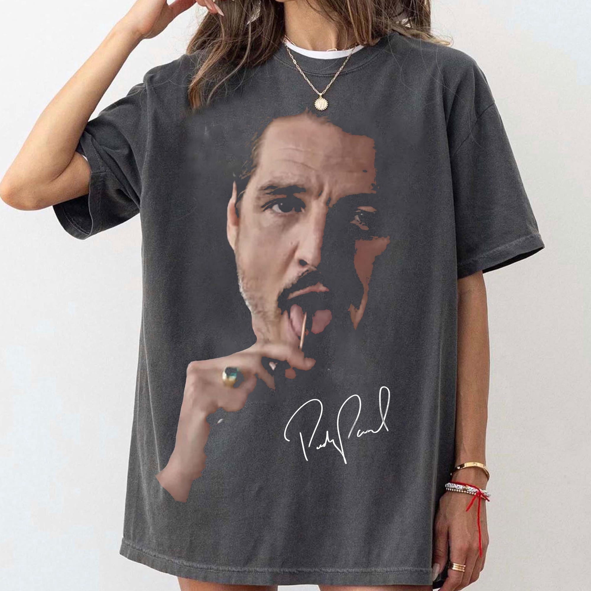 Pedro Pascal TShirt Retro Funny Pedro Pascal TShirt Pedro Pascal Fans ...