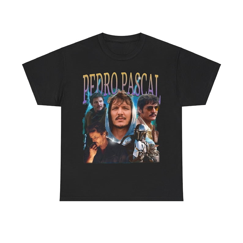 Pedro Pascal Unisex Shirt | Actor Pedro Pascal Vintage 90' Shirt ...