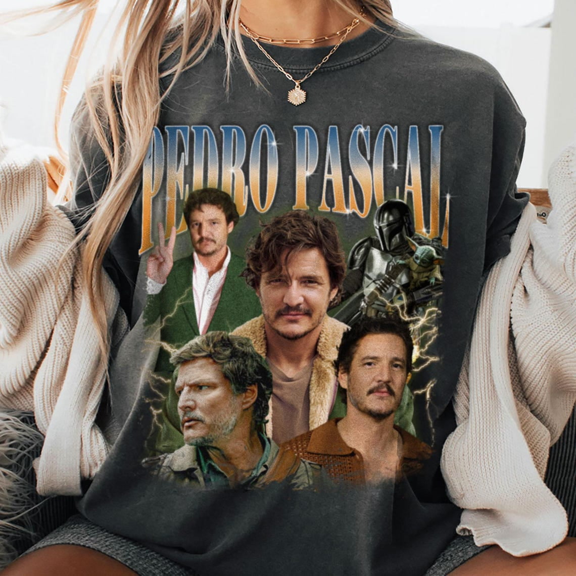 Pedro Pascal Vintage Comfort Color T-Shirt, Retro Funny Pedro Pascal ...