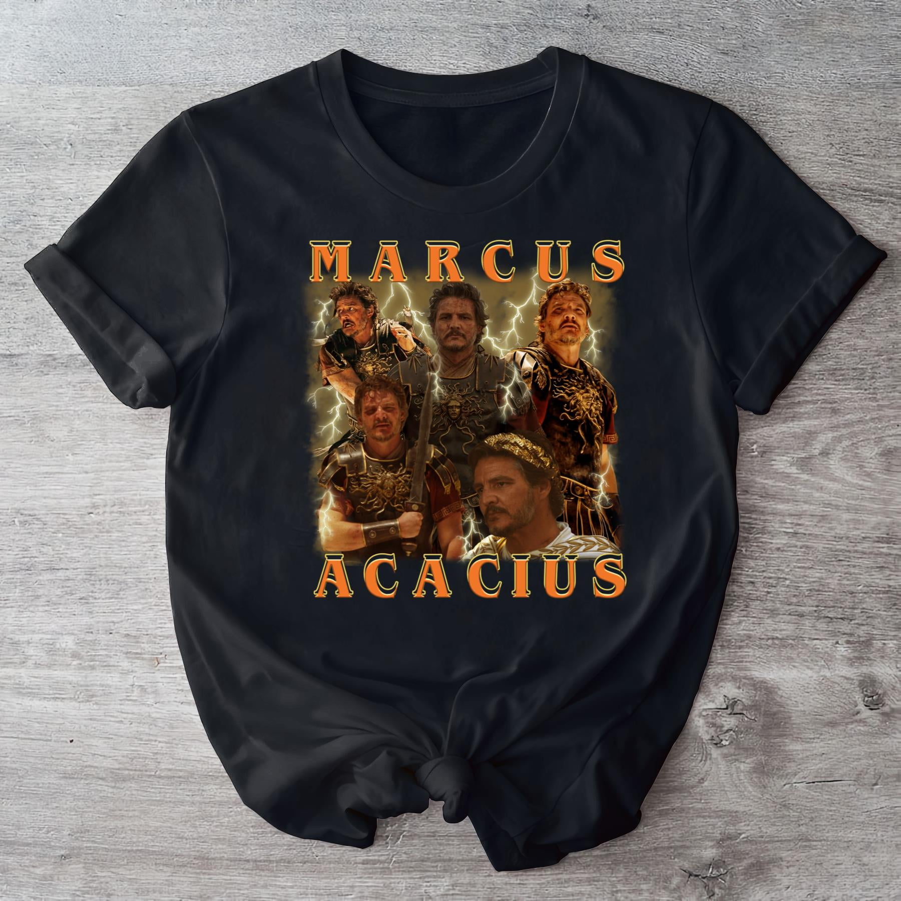 Pedro Pascal as Marcus Acacius Gladiator II Retro Vintage Unisex T ...