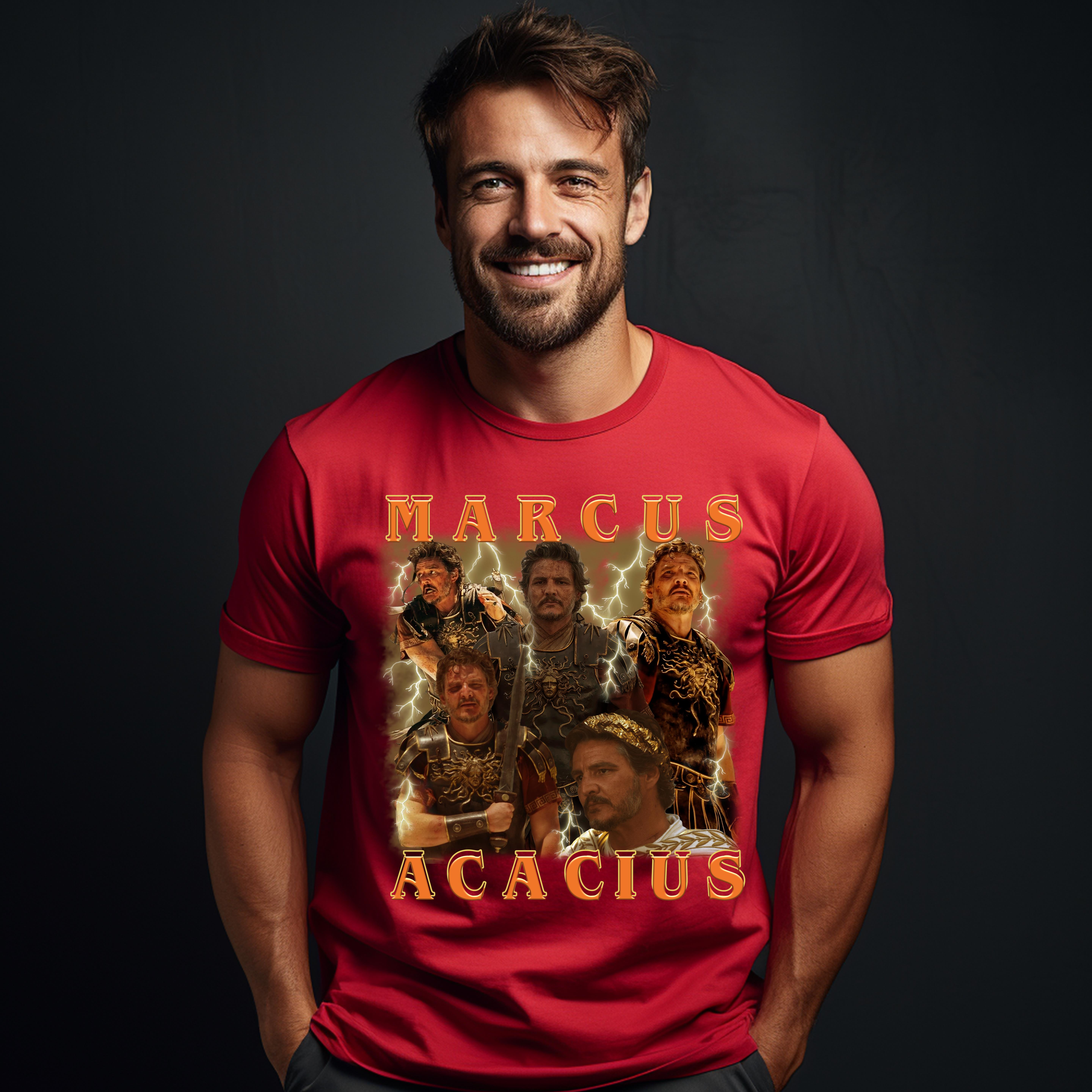 Pedro Pascal as Marcus Acacius Gladiator II Retro Vintage Unisex T ...