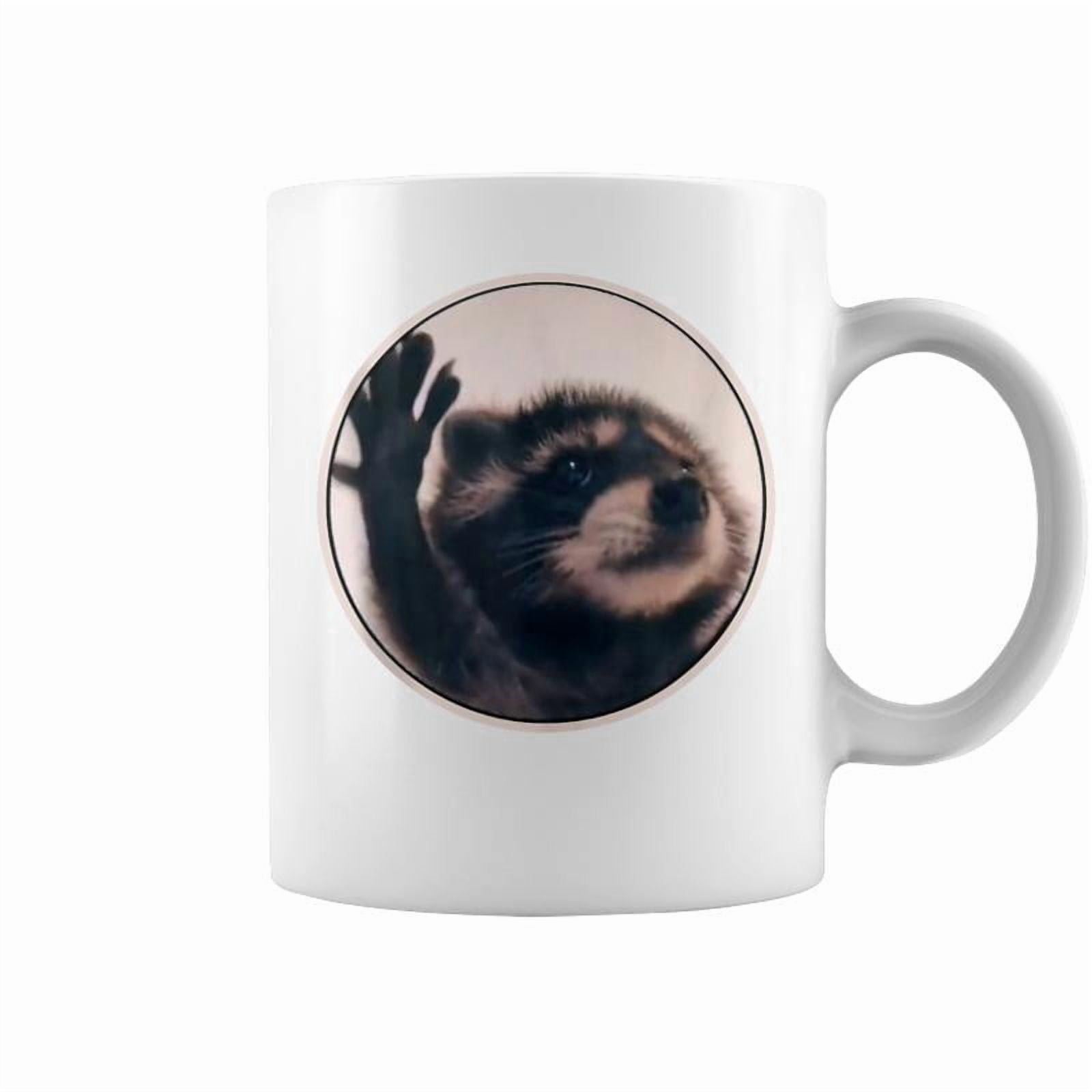 Pedro Raccoon Dancing Popular Internet Meme Mapache Dance Coffee Mugs ...