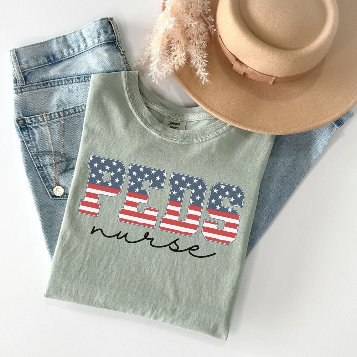 Peds Nurse Shirt, Peds 4Th Of July Shirt, Pediatric Nurse Tshirt, July ...