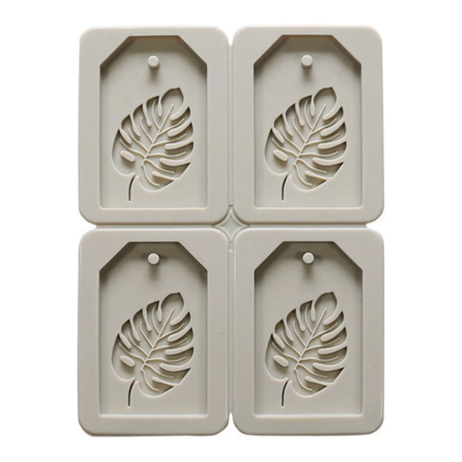 Pedty 1*Mold,4 Even Leaves Tortoise Back Leaf Aroma Wax Tablet Mould ...