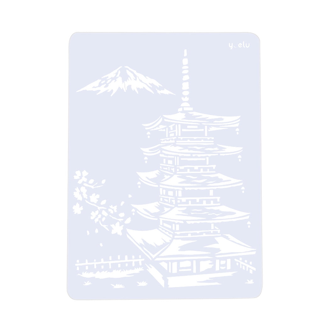Pedty 1 Piece Template,Craftly DIY Template Stencil Drawing for ...